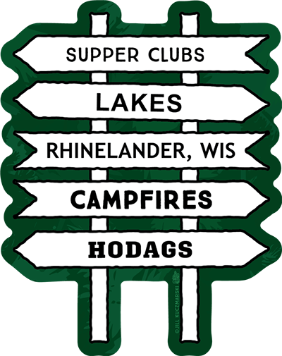 White Arrow Signs Sticker – HODAG